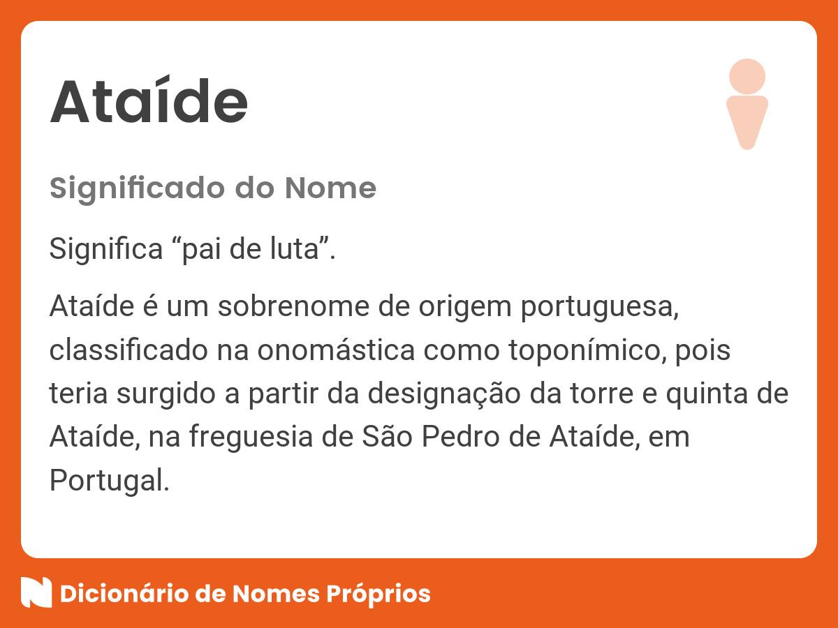 Significado do nome Ataíde
