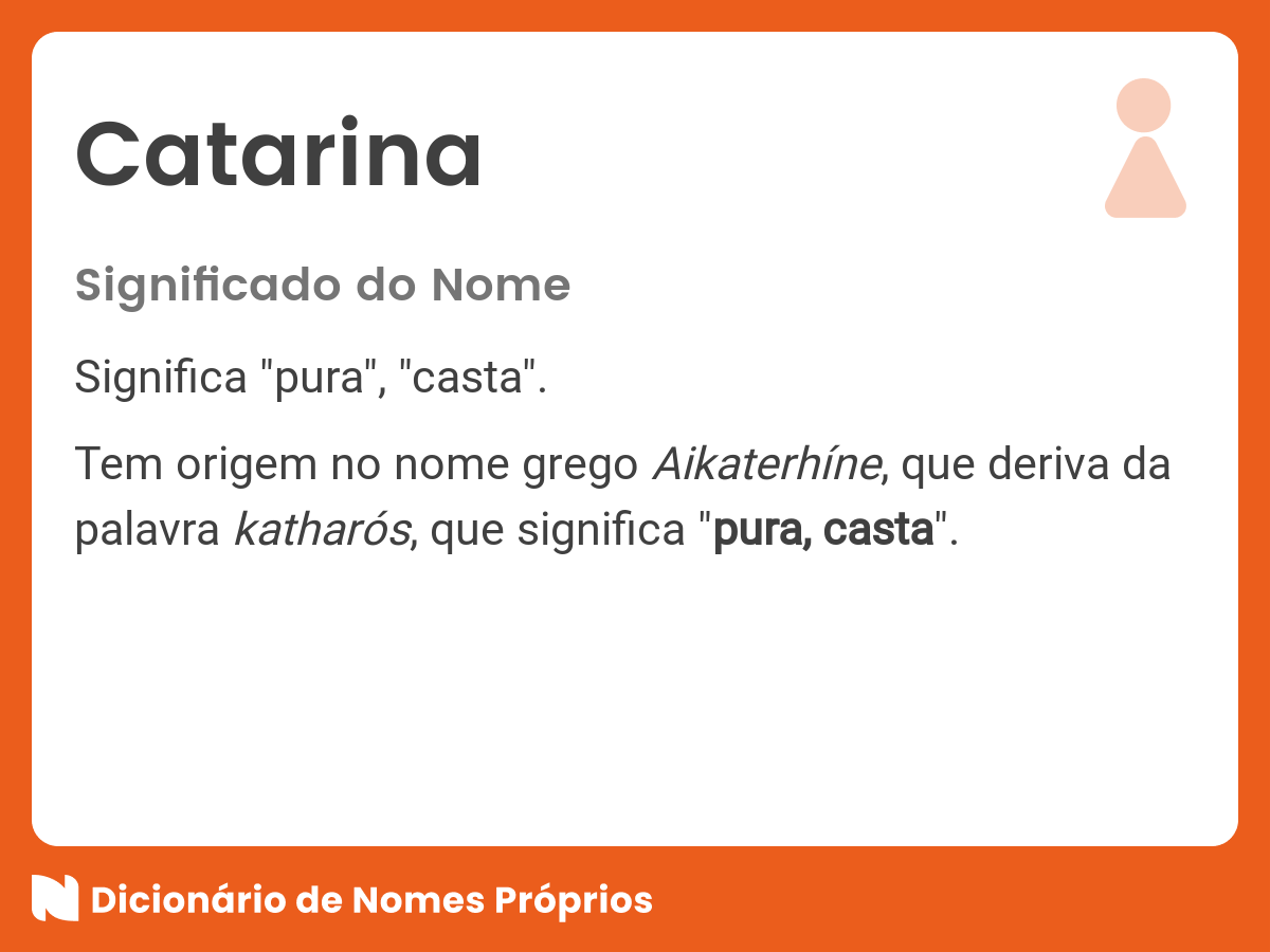 Significado do nome Catarina