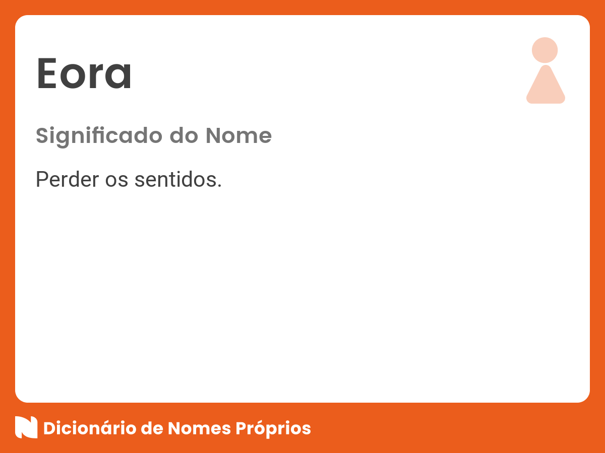 Significado do nome Eora