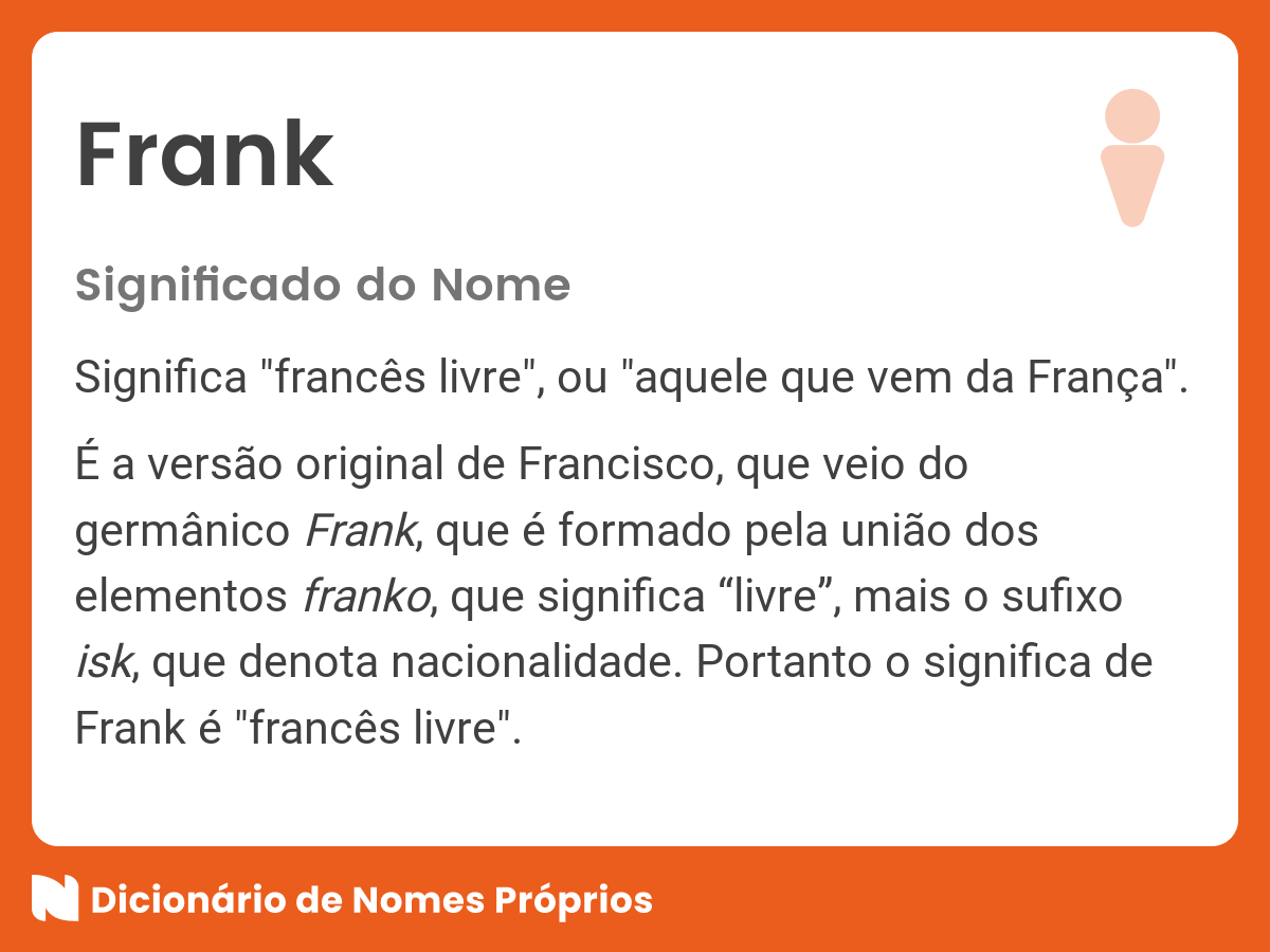 Significado do nome Frank