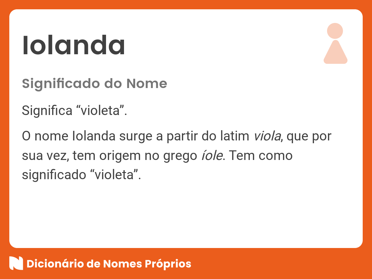 Significado do nome Iolanda