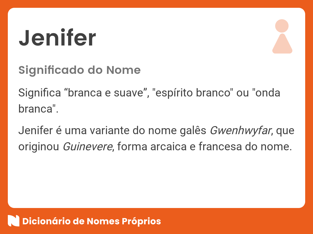 Significado do nome Jenifer