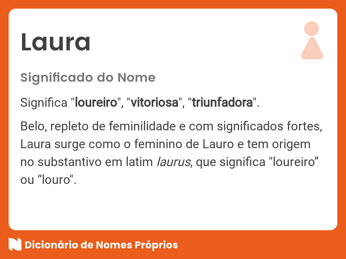 Significado do nome Laura