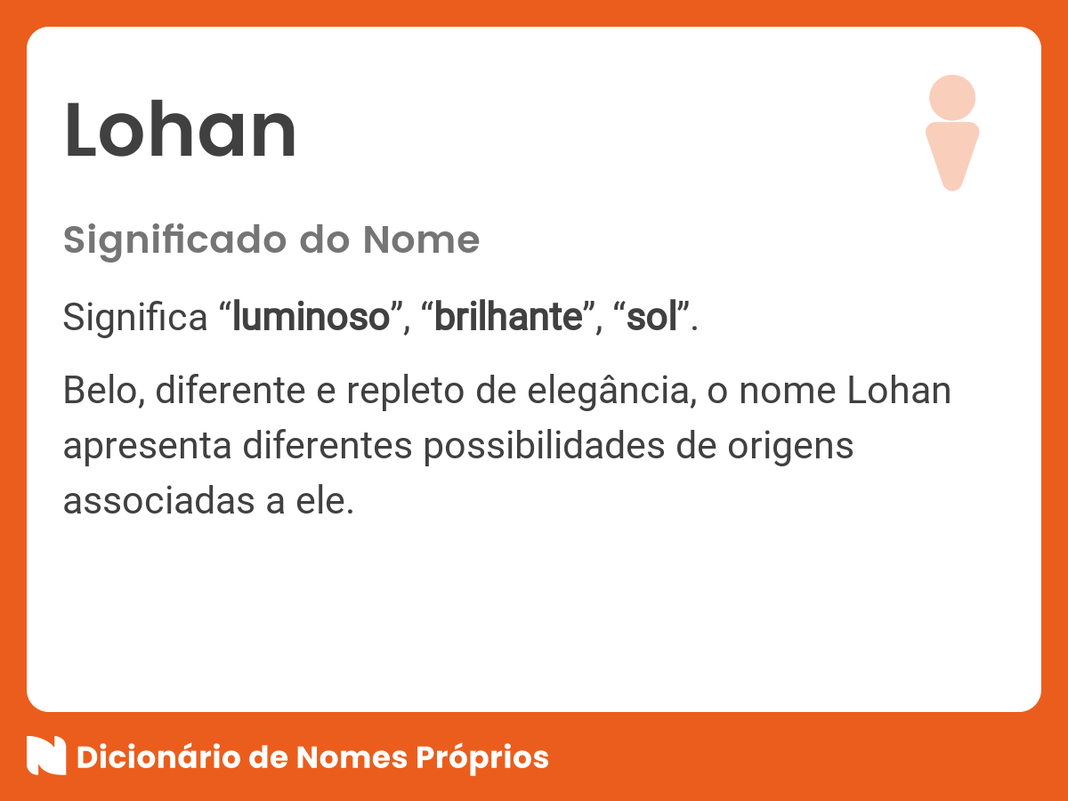 Significado do nome Lohan