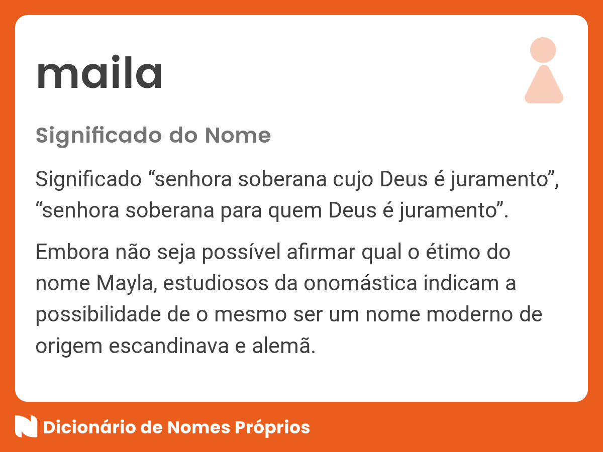 Significado do nome Maila