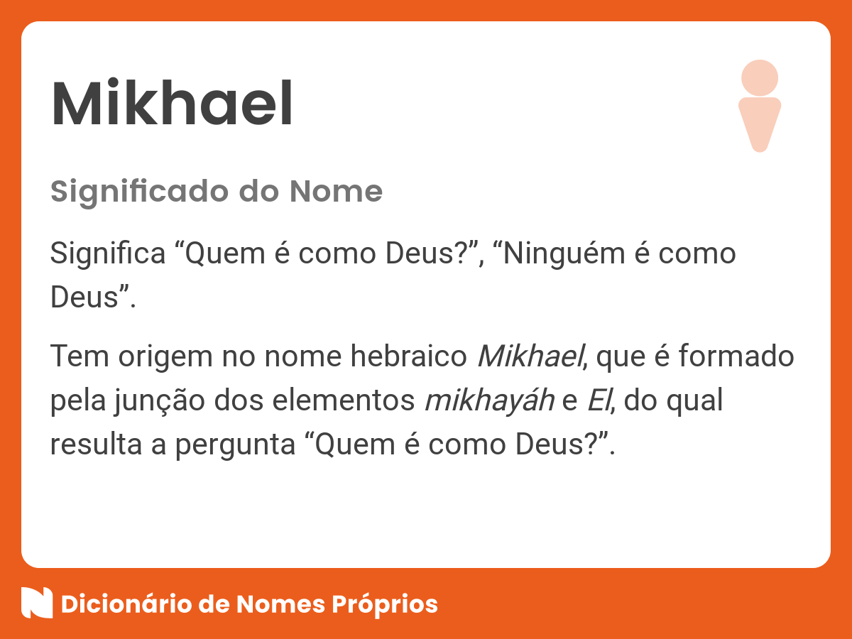 Significado do nome Mikael