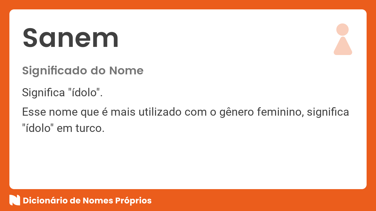Significado do nome Sanem - Dicionário de Nomes Próprios