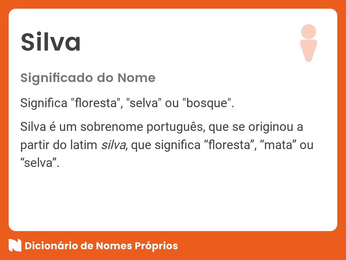 Significado do nome Silva
